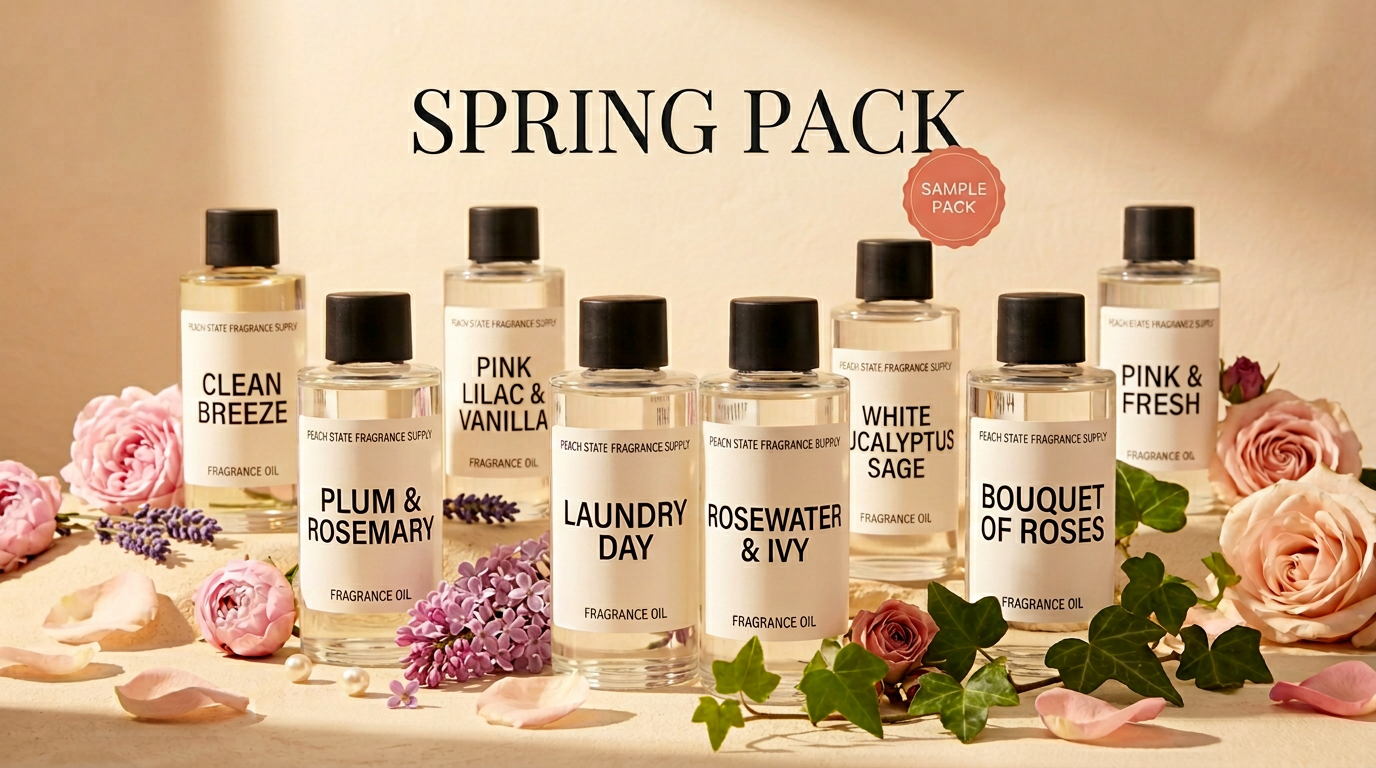 Spring Fragrance Oil Sample Pack — 9 Scents | Peach State – Peach State ...